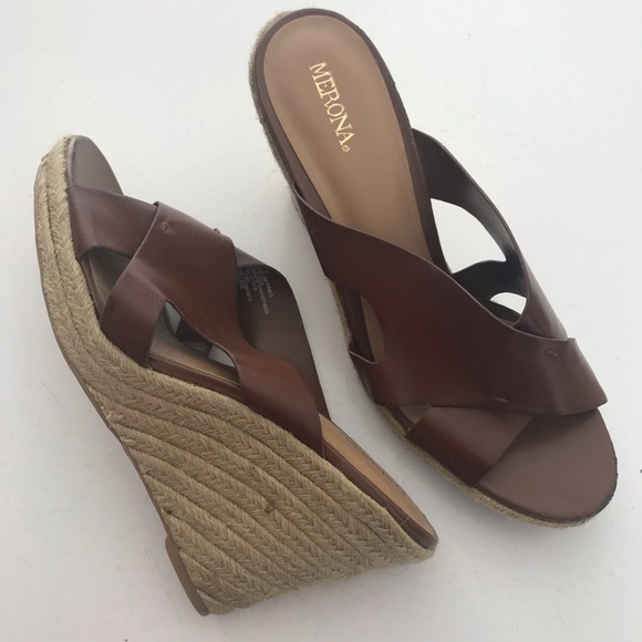 Merona | Shoes | Merona Platform Wedge Sandals | Poshmark